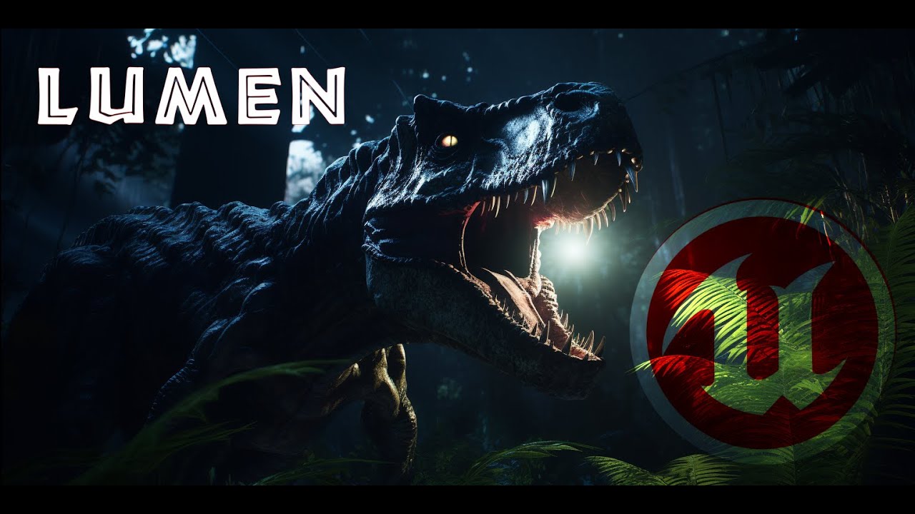 Unreal Night: Jurassic Park T-Rex Entrance in Lumen | Stunning UE5 ...