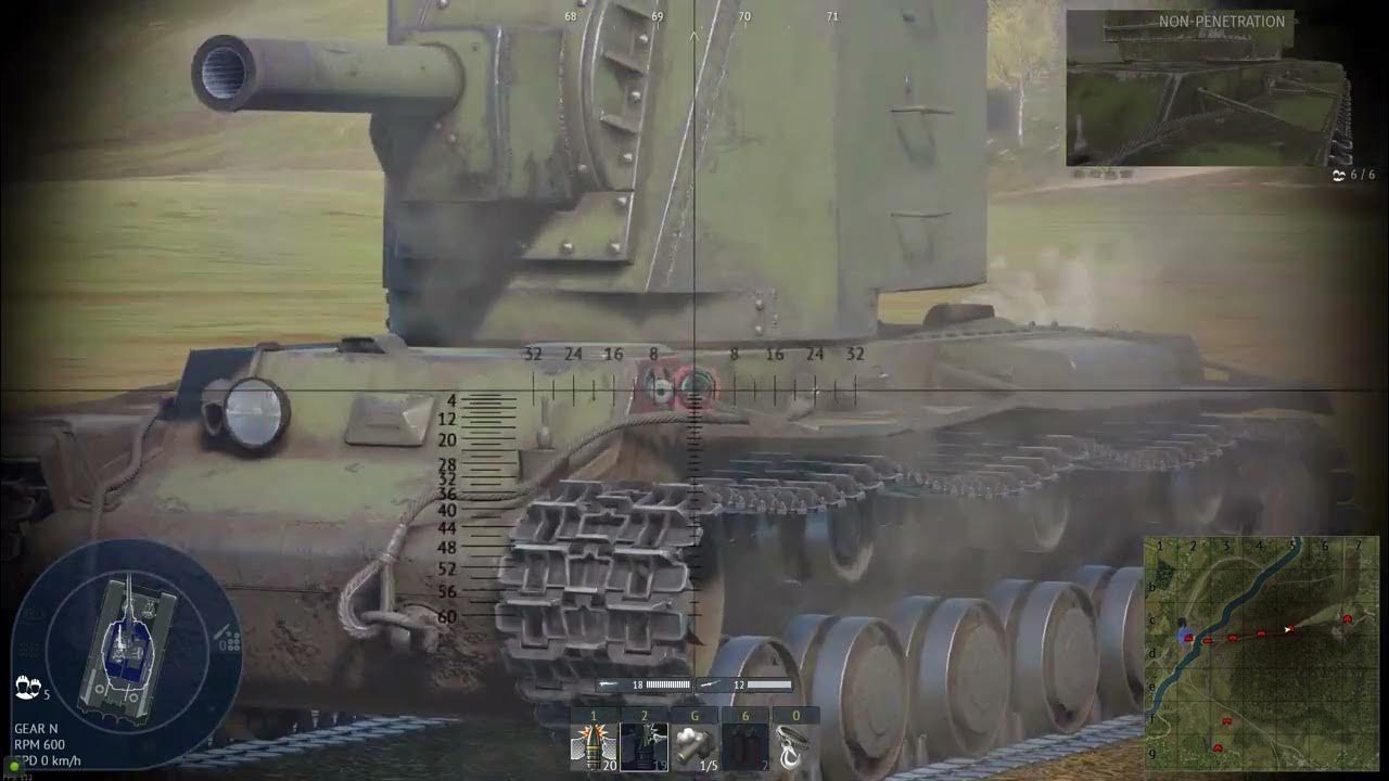 war thunder russian bias this kv2 eat my tiger 2 10.5 cm apcbc - YouTube