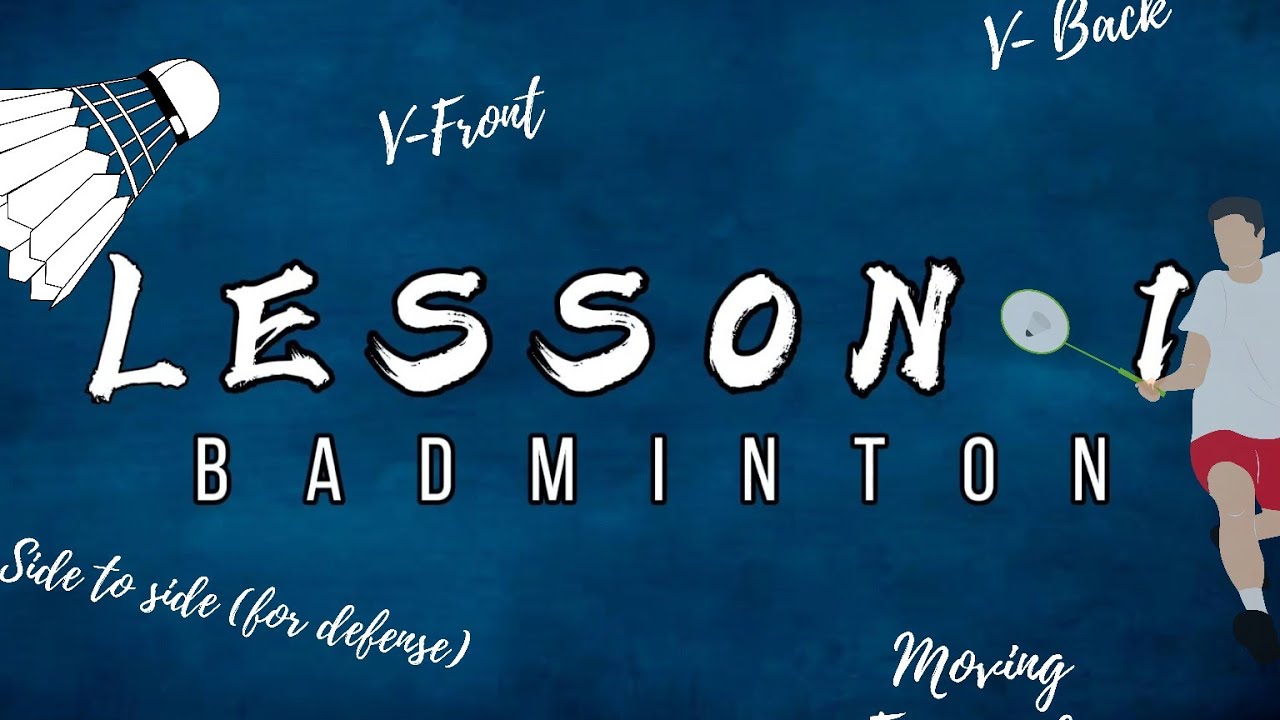 BADMINTON FOOTWORK| V-Front, Side to Side(for defense),V-Back and ...