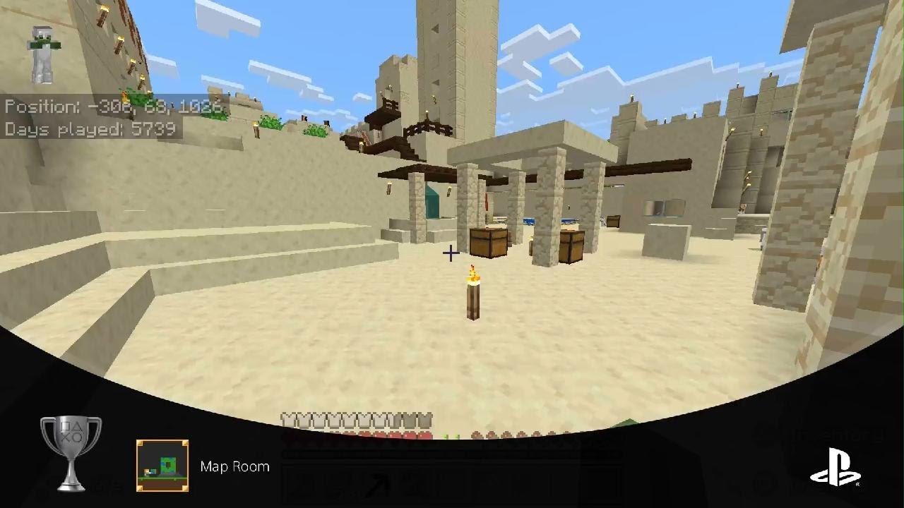 Minecraft trophy Map room (bedrock) - YouTube