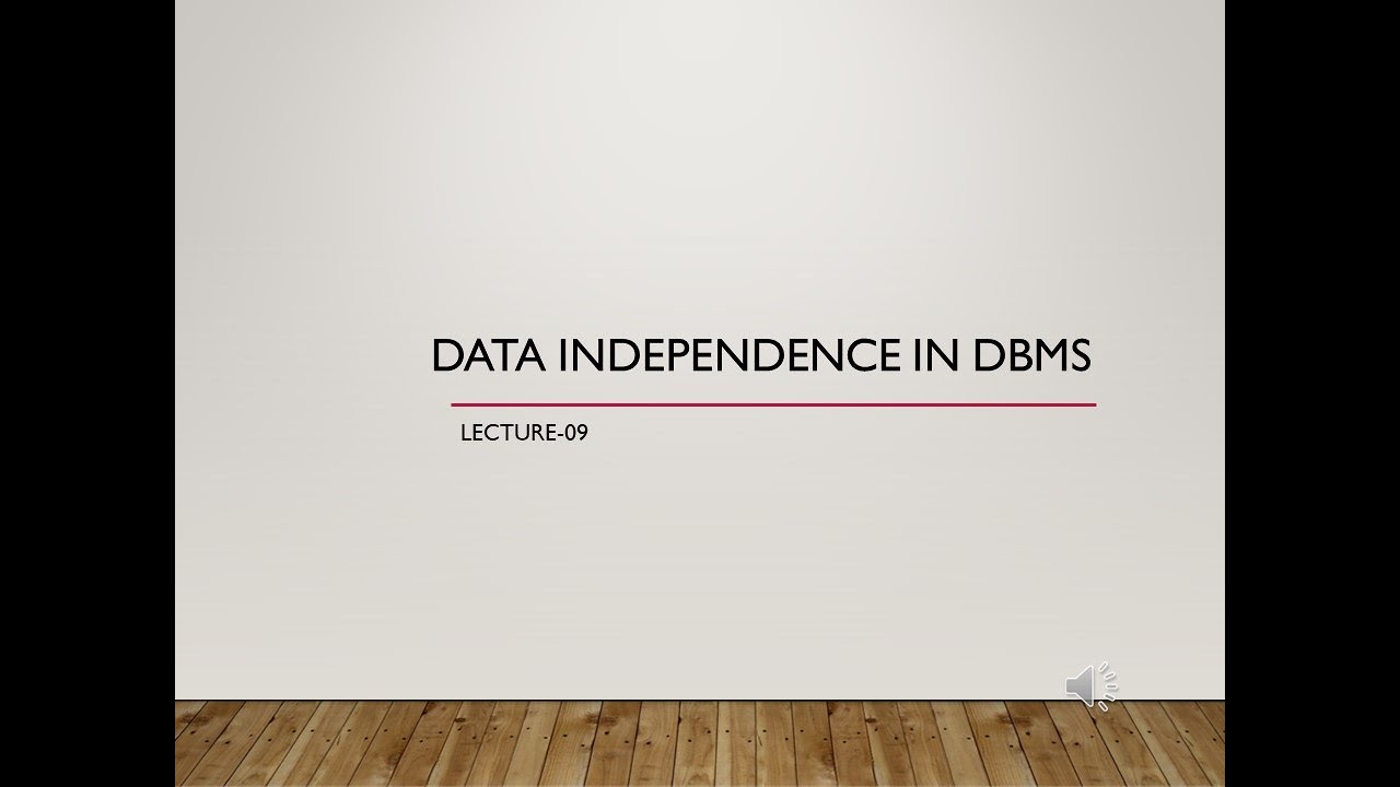 Data Independence In DBMS Lecture9 YouTube data-independence-in-dbms-lecture9-youtube