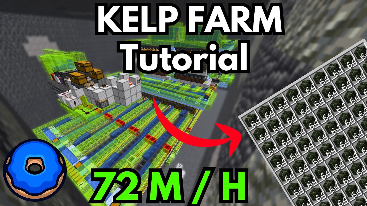 Tutorial Kelp Farm On Donut Smp 72mhour Schematic Youtube 6708