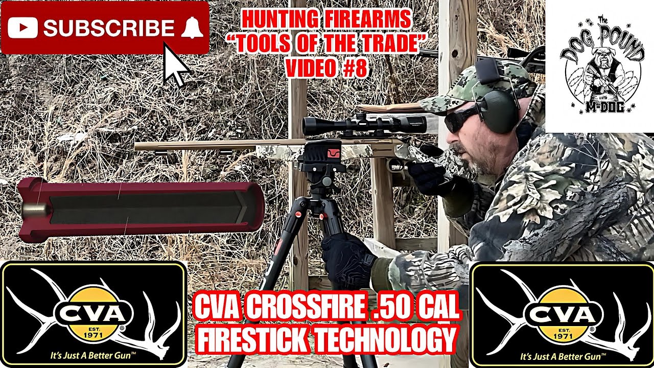 CVA CROSSFIRE .50 CALIBER WITH FIRESTICK TECHNOLOGY REVIEW! FIRST SHOTS ...