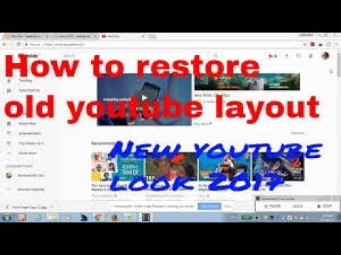 How To Restore Old Version Of YouTube IN SECONDS! Easy Tip To Have Your ...