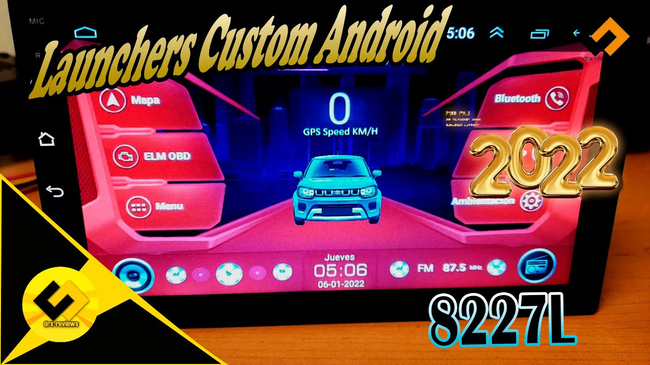 Launchers Custom Android 8227L 2022 - YouTube