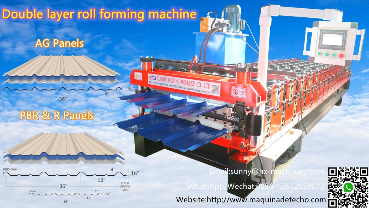 metal roof panel roll forming machine r panel machine ag panel roll ...