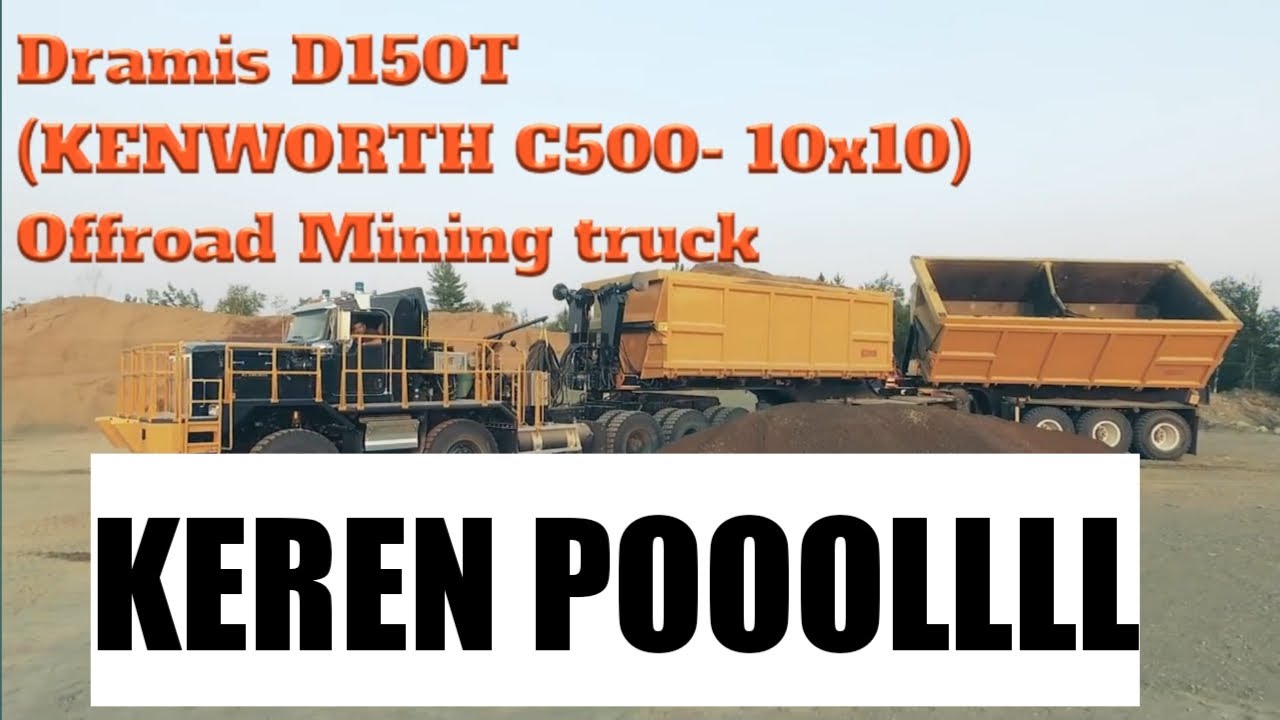 DRAMIS D150T (10x10) OFFROAD MINING TRUCK | SANGAR POOLLL - YouTube
