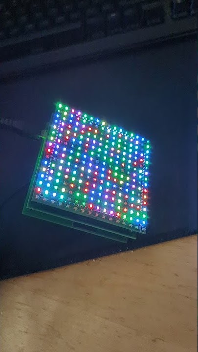 16x16 LED Matrix - Early Prototyping 3 - Random pixel - YouTube