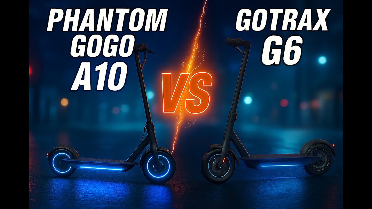 Phantom GoGo A10 vs Gotrax G6 - YouTube