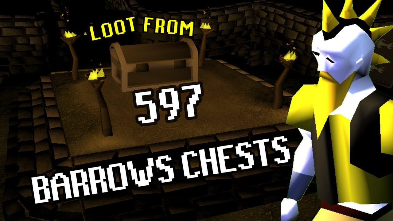 ABRO 597 BARROWS CHESTS | LOOT FROM BARROWS BROTHERS [OSRS] - YouTube