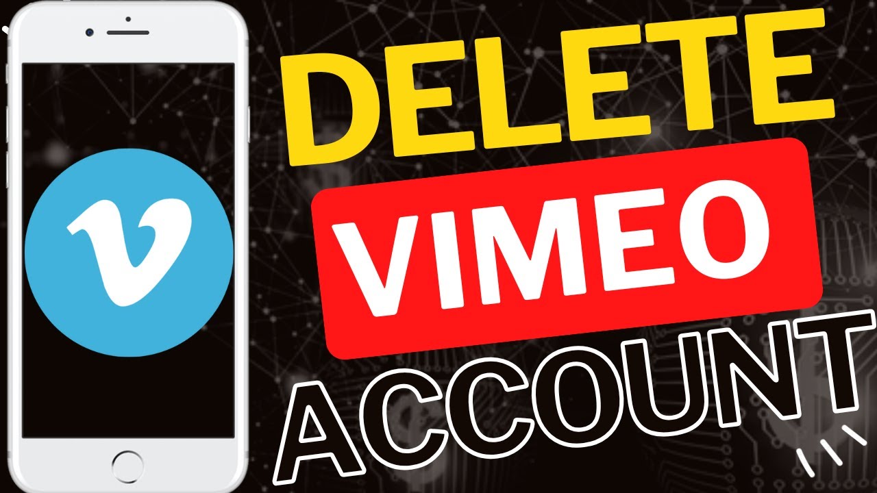 How to Delete Vimeo Account on Mobile - YouTube