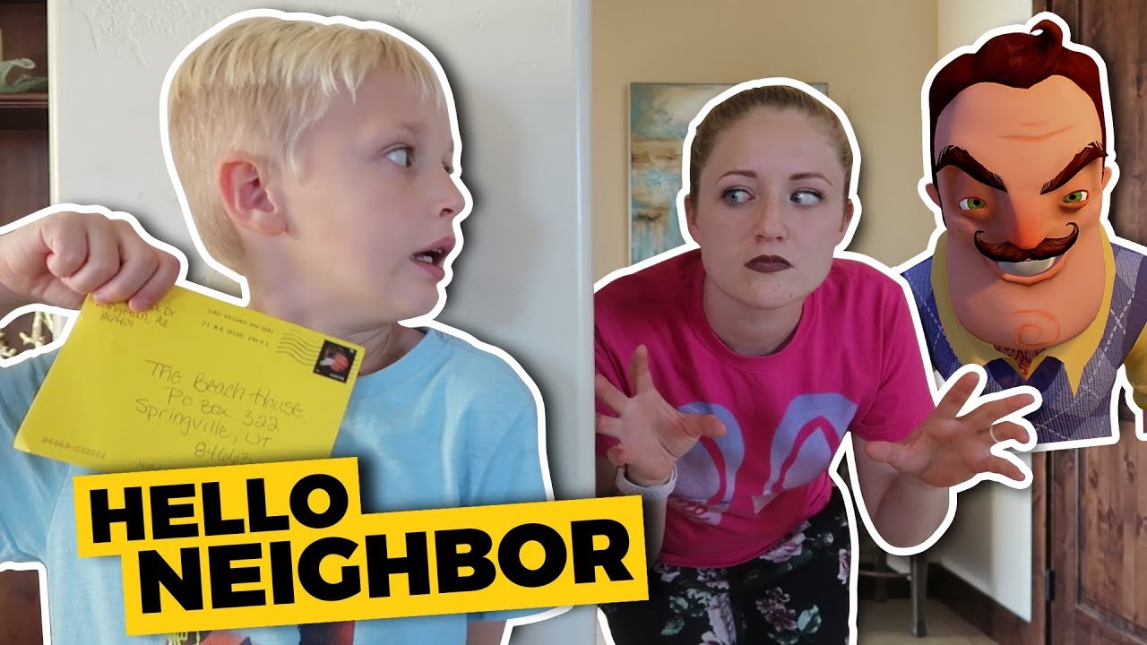 Hello Neighbor in REAL LIFE at our Vacation Home! - YouTube