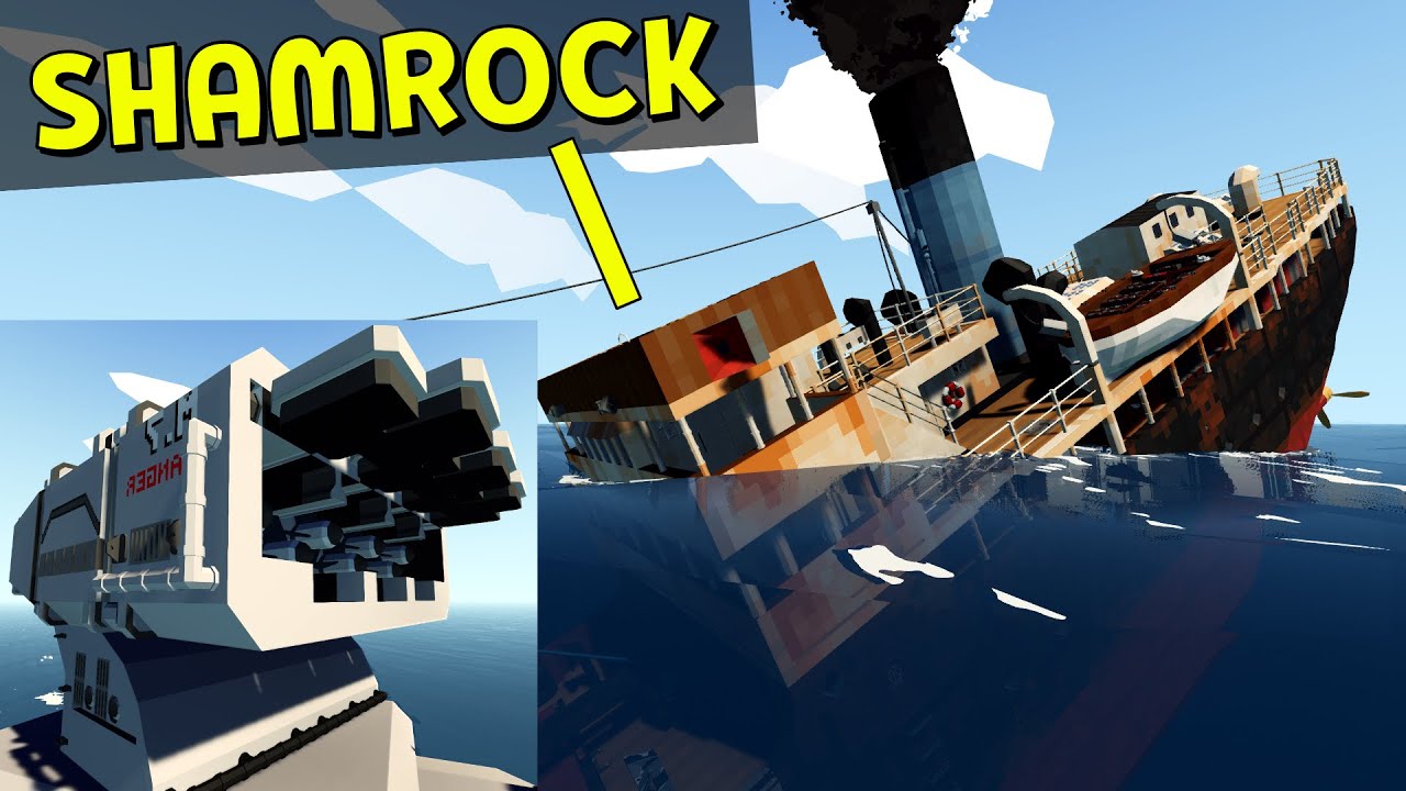 I FIRED Anti-Ship Missiles AT the SS Shamrock Stormworks: Build and ...