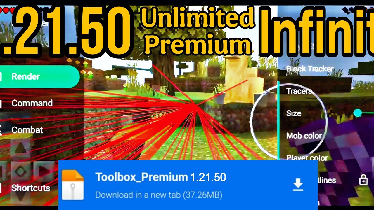 Minecraft 1.21.50 Toolbox Premium | Infinite Unlimited | Mcpe Toolbox Unlimited time - YouTube