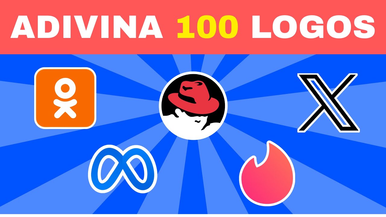 ADIVINA 100 LOGOS EN 3 SEGUNDOS DE MARCAS DIFÍCILES ⏰ | ¿Cuántas Marcas ...