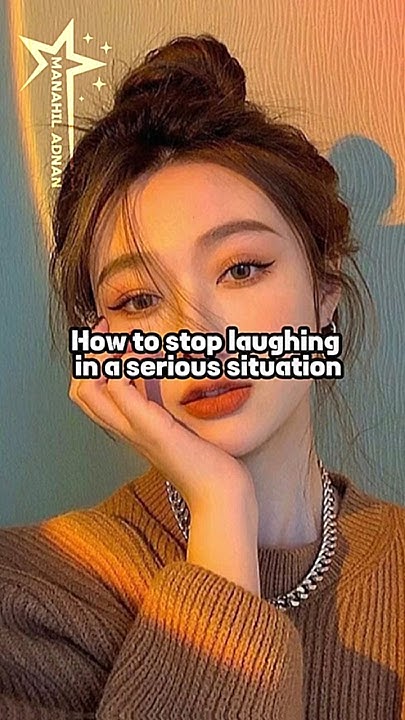 How to stop laughing in a serious situation - YouTube