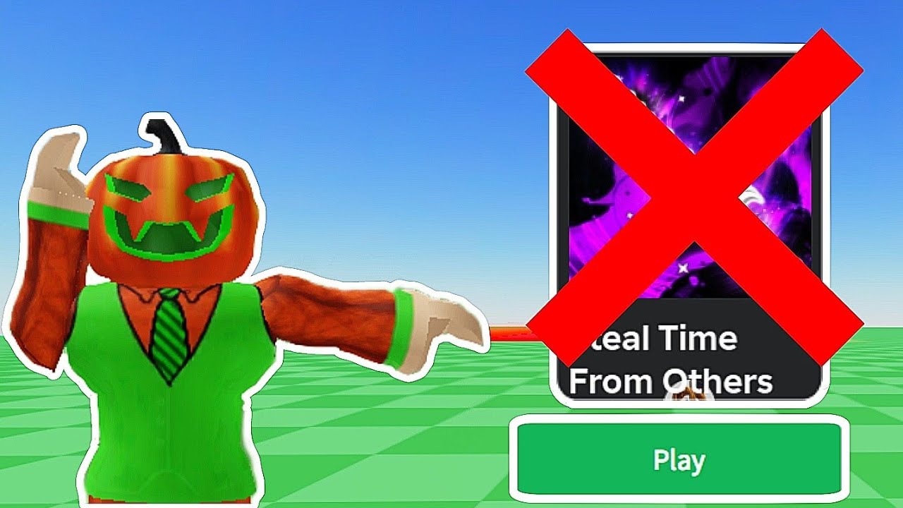 Playing FAKE Steal Time From Others | Roblox STFO - YouTube