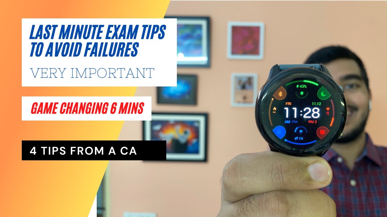 VERY IMPORTANT - LAST MINUTE EXAM TIPS | DONT MAKE ANY OF THESE ...