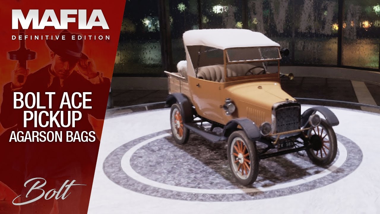 Mafia: Definitive Edition - Bolt Ace Pickup (Agarson Bags) - YouTube