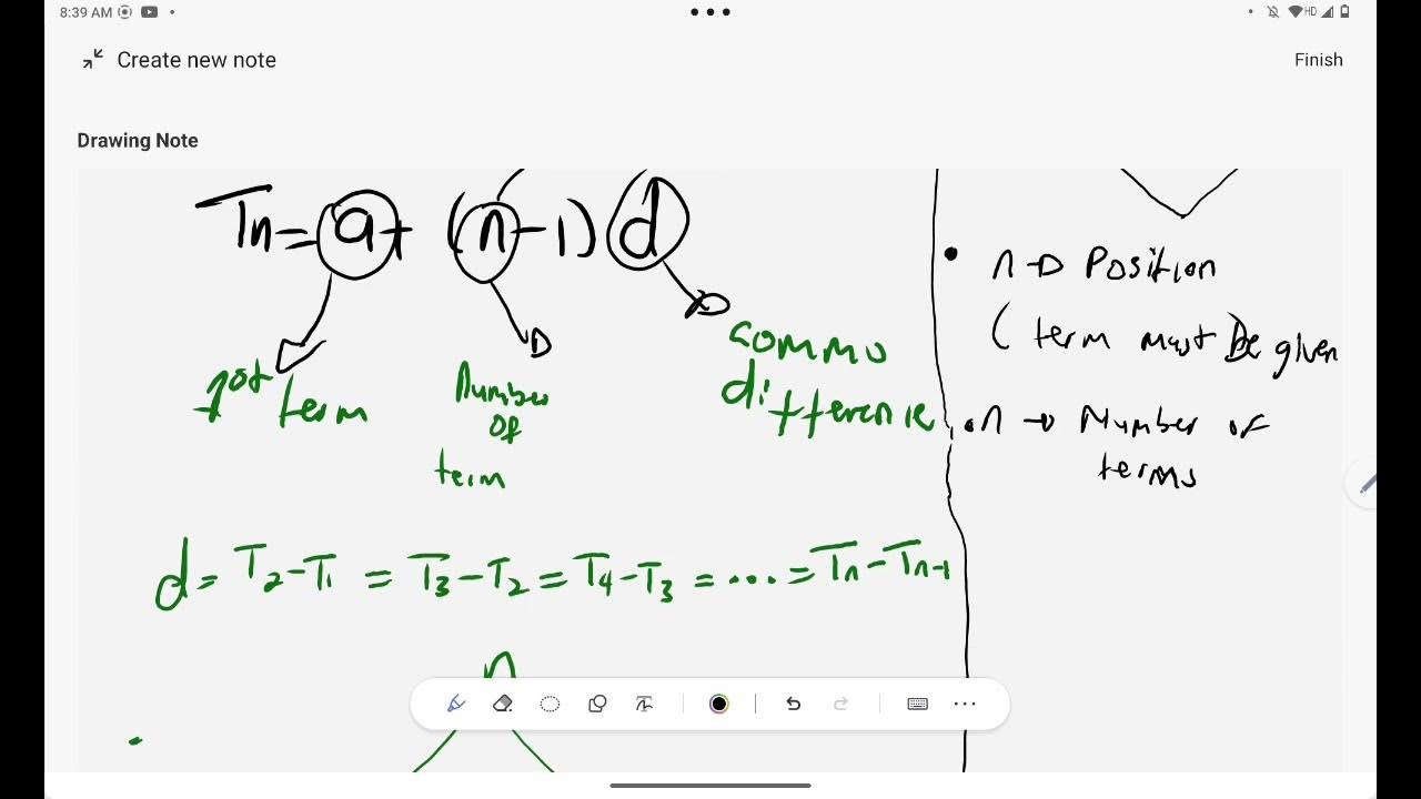 LESSON 8. ARITHMETIC SEQUENCE. LINEAR SEQUENCE. - YouTube