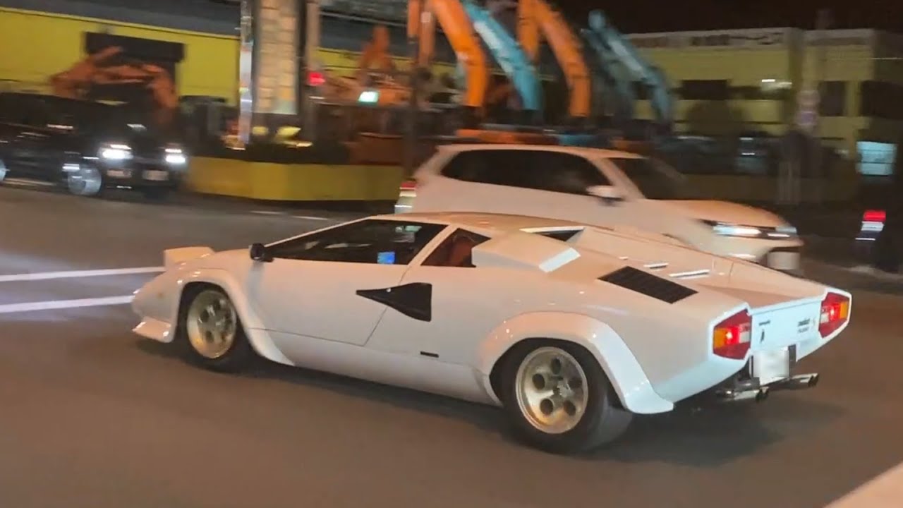 Super rare! Lamborghini Countach in Japan! - YouTube
