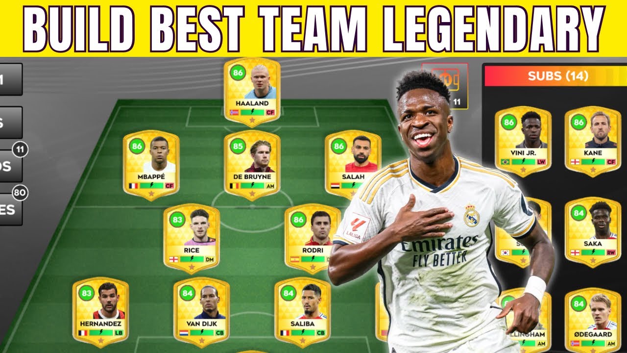 DLS 25 | Xây dựng đội hình cầu thủ mạnh nhất DLS 25 | Build Best Team Legendary in DLS 25 - YouTube