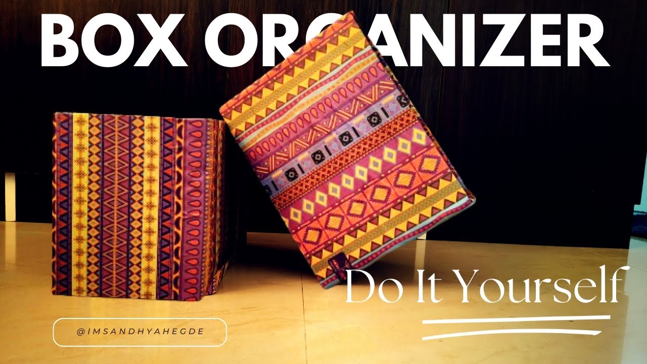 DIY storage boxes: Creative solutions for Clutter! - YouTube
