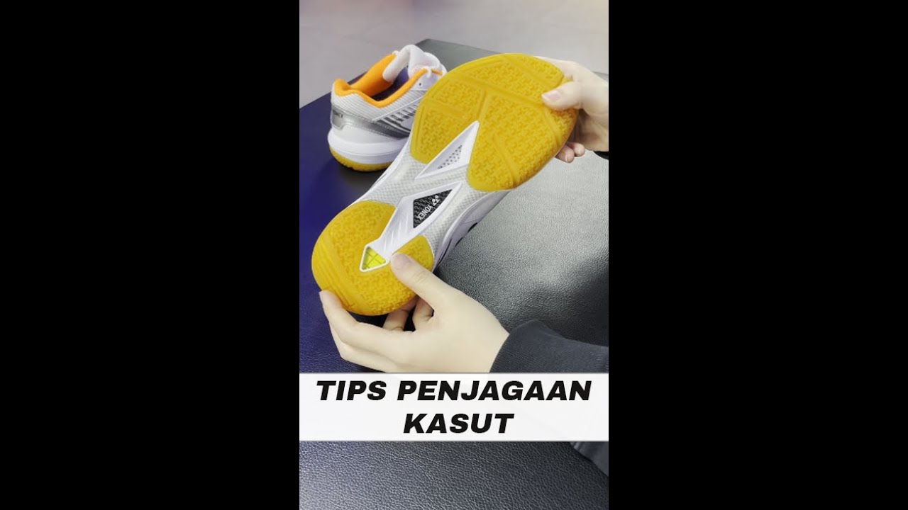 Tips Penjagaan Kasut Badminton - YouTube