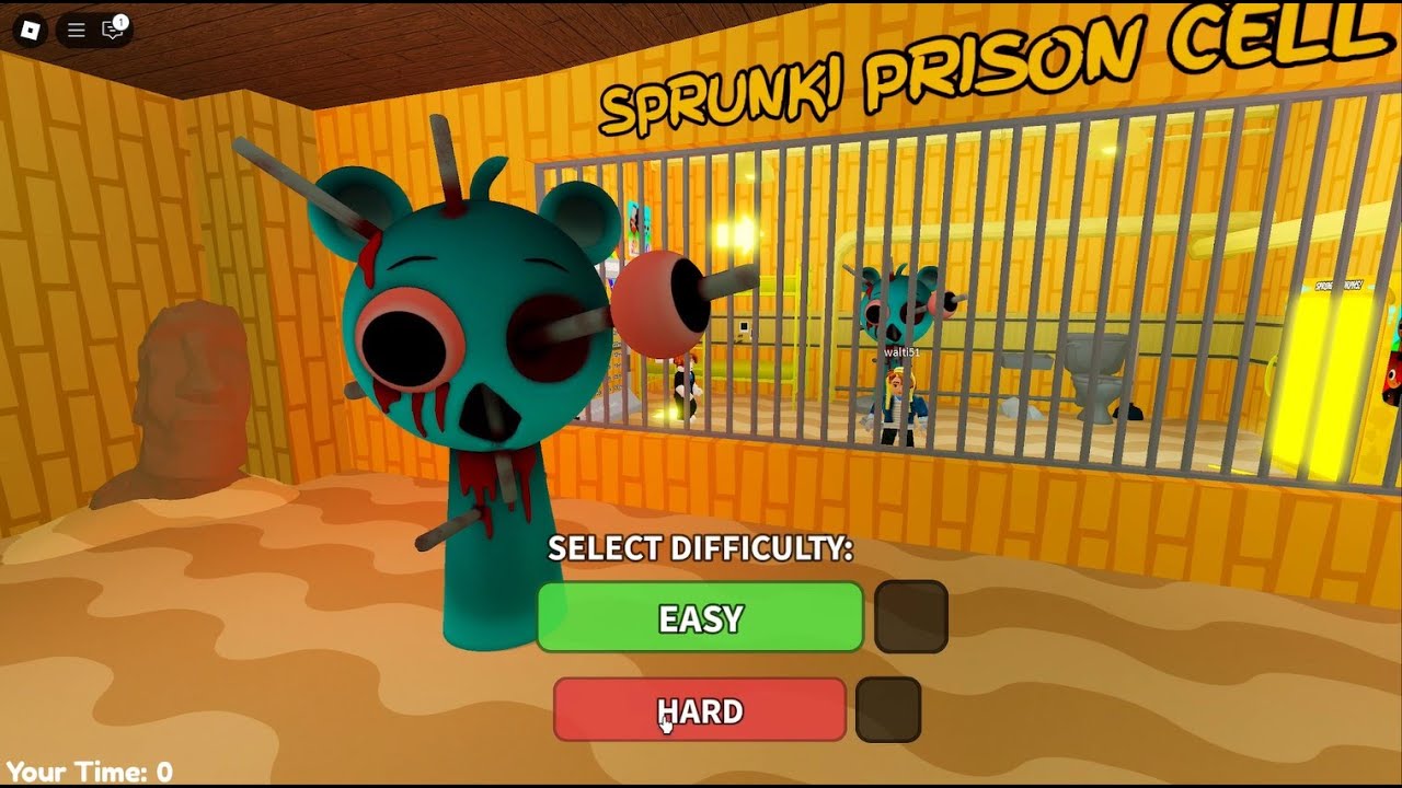 SPRUNKI BARRY'S PRISON RUN OBBY, HARD MODE, FULL PLAYGAME - YouTube