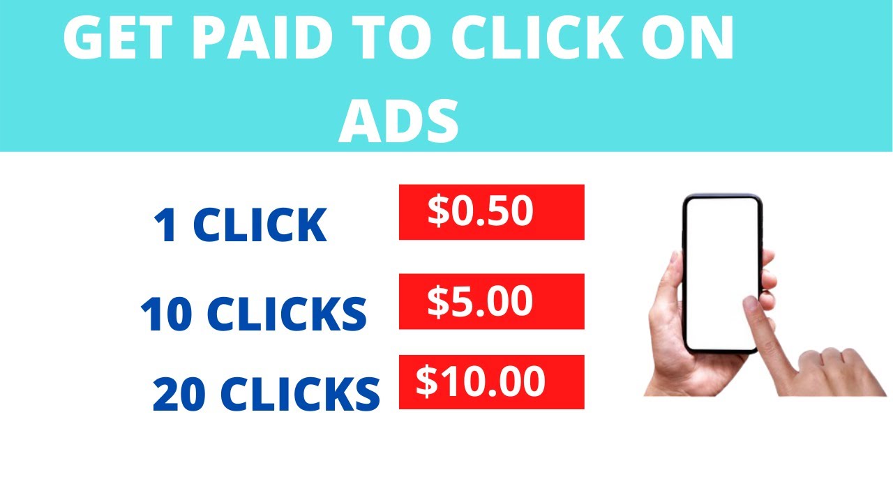Get paid to click on ads in 2021($0.50 per click)| Fast and easy ...