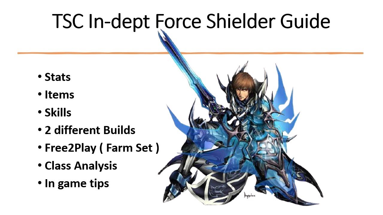 Cabal Mobile | Force Shielder Guide | Stats + Items + Skills | 2 ...