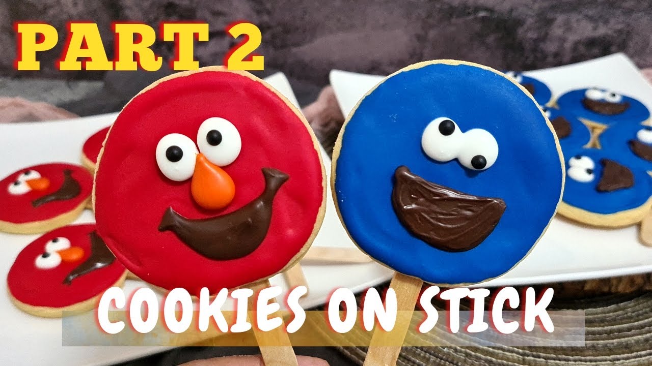 Decorate Cookies With Royal Icing | Cookie Monster & Elmo Decorated ...