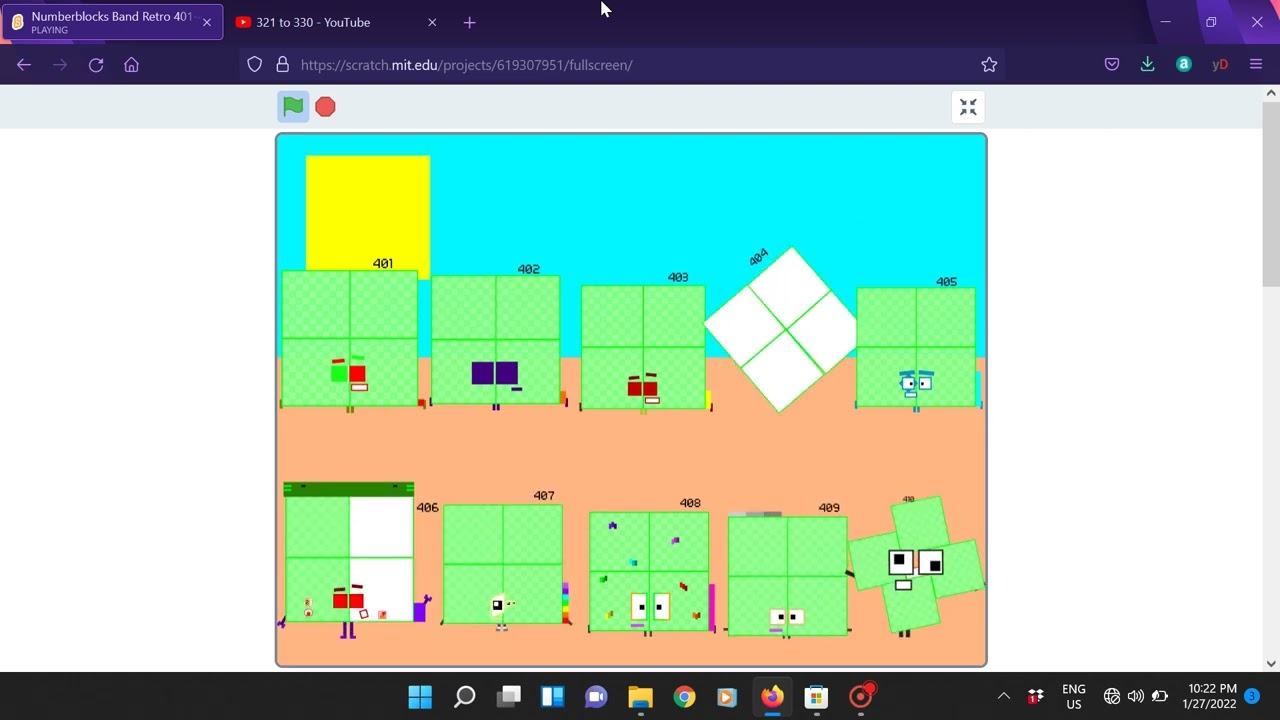 Numberblocks band retro | New Numberblocks | 401 to 410 ( look ...