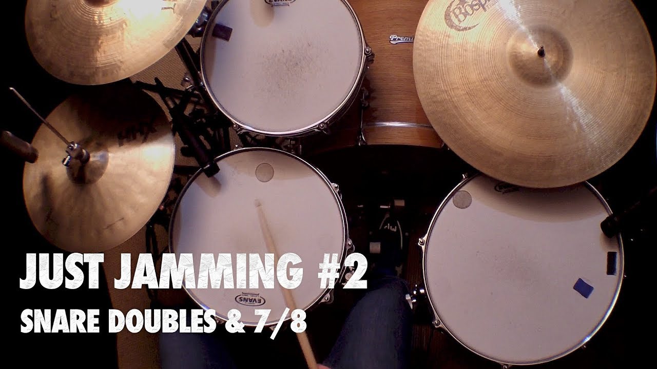 Just Jamming #2 - Snare Doubles and 7/8 | BrocksterDrums - YouTube