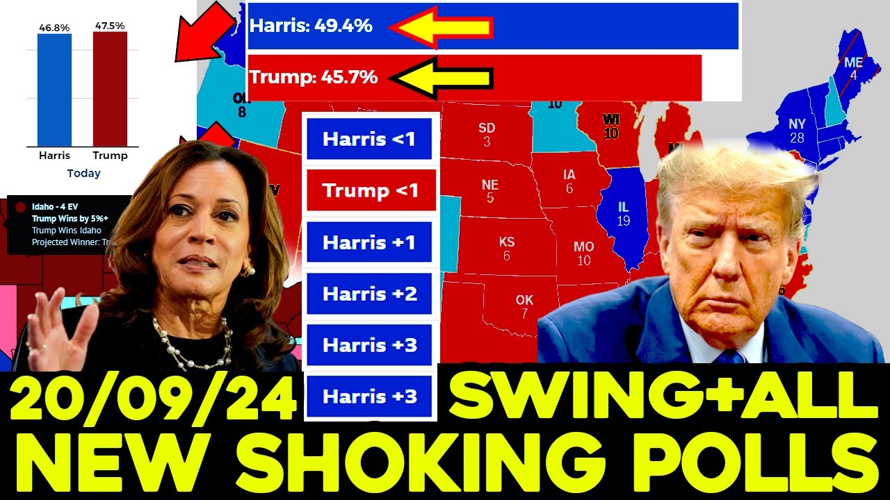 ALL Swing States Surprising Polls All Data! 50 States ALL Polls Today ...