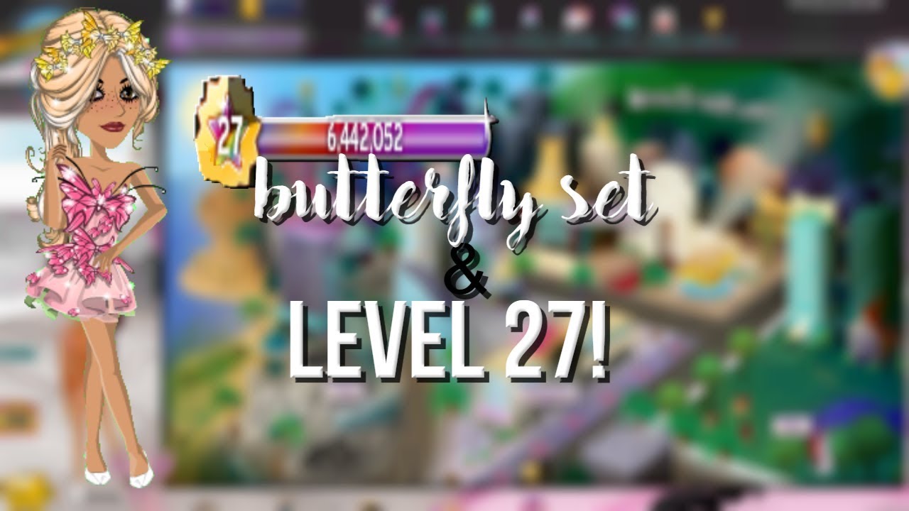 Butterfly set + level 27! MSP - YouTube