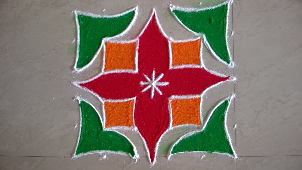 6 To 6 Dots Rangoli | Dots Rangoli Designs |Diwali Special 6 Dots ...