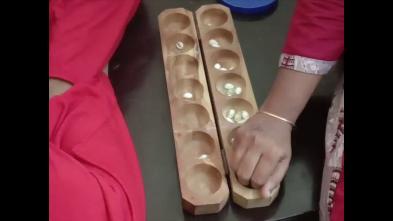 பல்லாங்குழி|ஒற்றை பாண்டி|Single Pandi |indoor indian Game| தனிநபர் ...