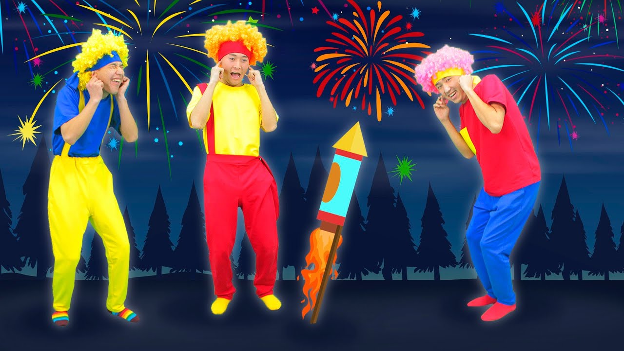 Fireworks Song Nursery Rhymes | Zumbra kids - YouTube