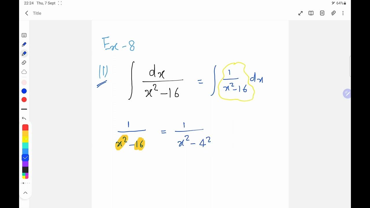 integral of some particular functions - YouTube
