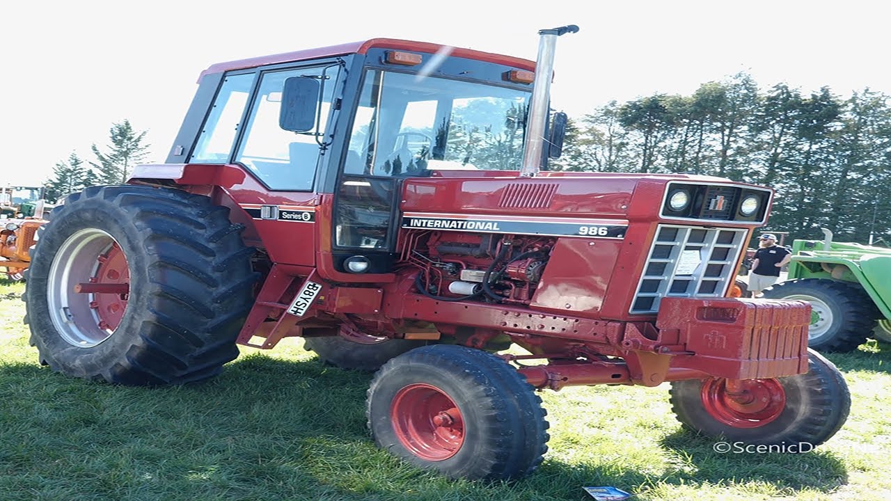 Old 1981 International 986 Series B Tractor at the 2024 Wheat and ...