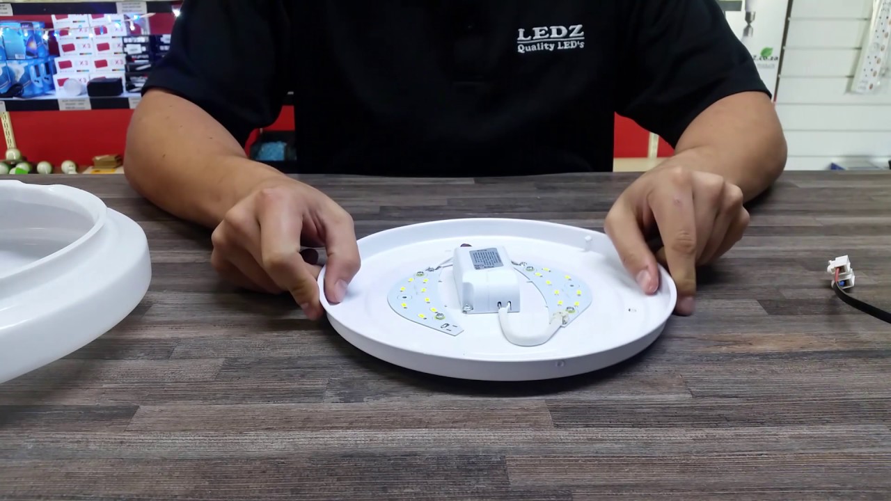 Round LED 8w Ceiling Light - YouTube