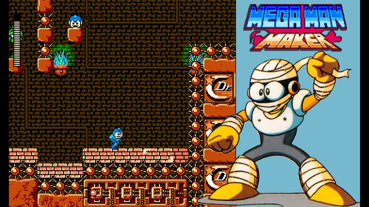 Mega Man Maker - Curse of the Tomb - Devilish Blocks - YouTube