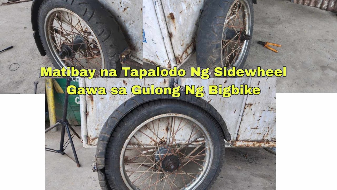Matibay na Tapalodo Ng Sidewheel gawa sa Gulong Ng Bigbike. #creative # ...