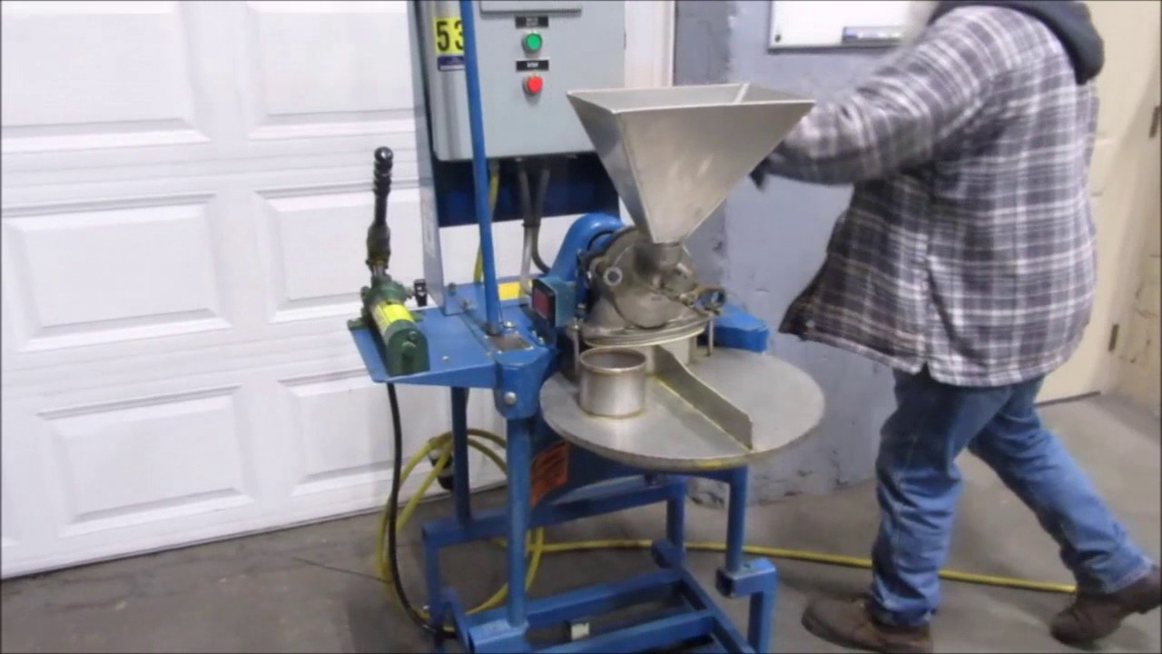 Micron Powder Systems Pulverizer hammermill 3658 - YouTube