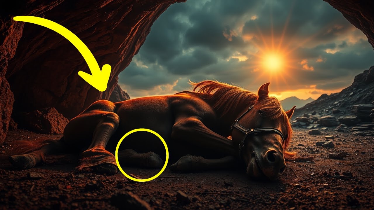 "UN CORCEL HERIDO LLEVA A SU AMO A UNA CUEVA MISTERIOSA... LO QUE ...