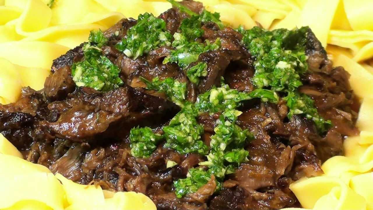 Costilla de ternera con pasta - YouTube