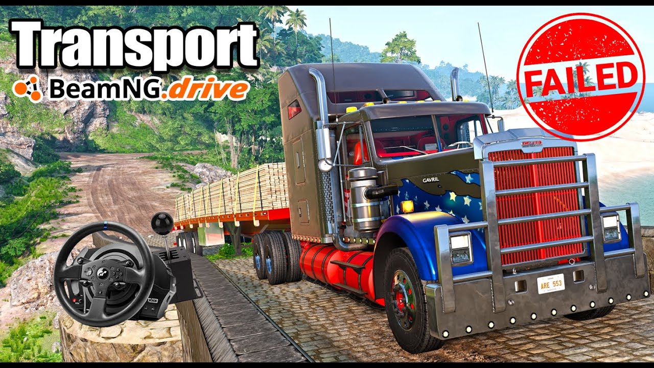 Truck simulator EP3 Gameplay l BeamNG.drive #truck #t300rs - YouTube