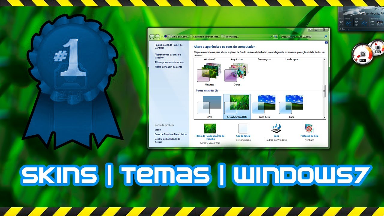 Los mejores temas para Windows 7 [ 2012 ] - YouTube