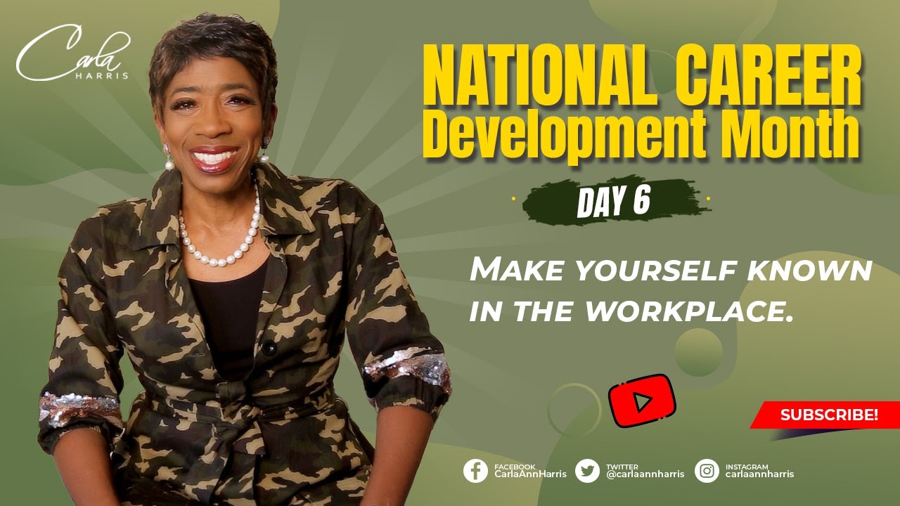 Day 6: National Career Development Month - YouTube